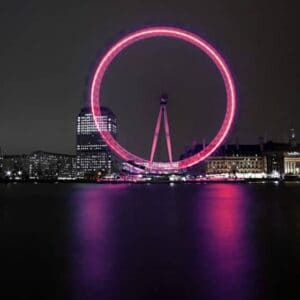 Cool Evening Light Trail Photography