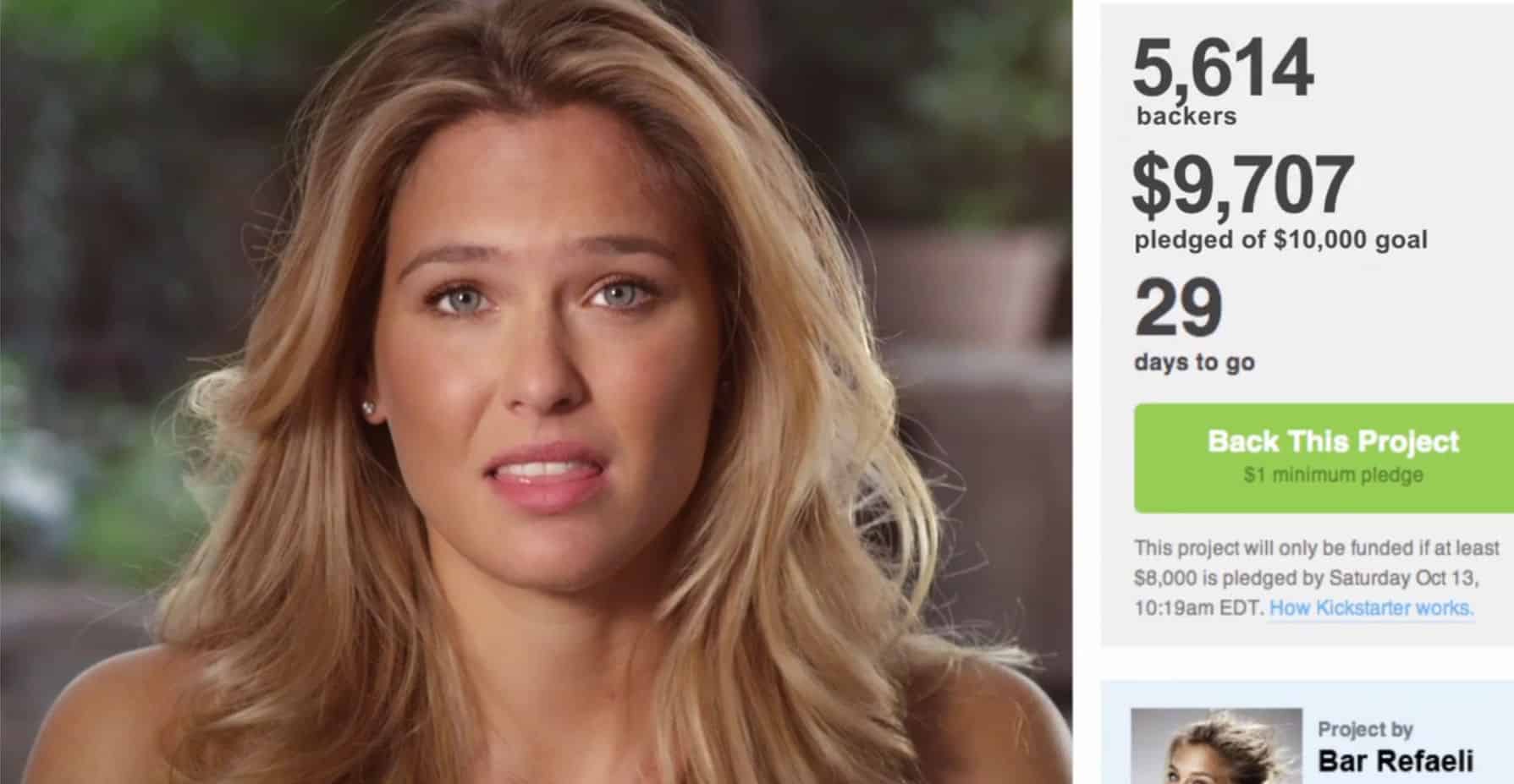 Bar Rafaeli Sex Tape On Kickstarter Shut Up And Take Our Money Unfinished Man
