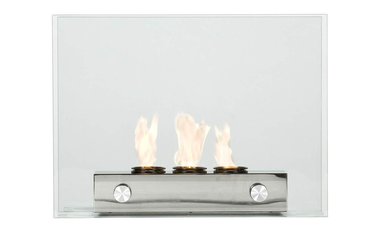 Sleek Looking Portable Indoor/Outdoor Gel Fireplace - Unfinished Man