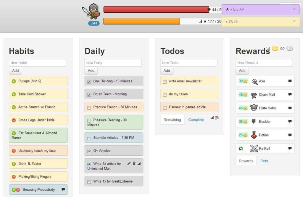 HabitRPG - The Secret To Building Good Habits