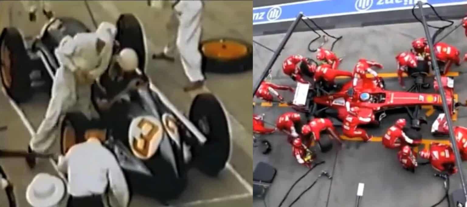 [Video] Formula 1 Pit Stops: 1950 Vs 2013
