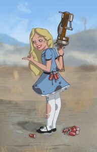 Fallout X Disney Princess Pinup Girls Mashup