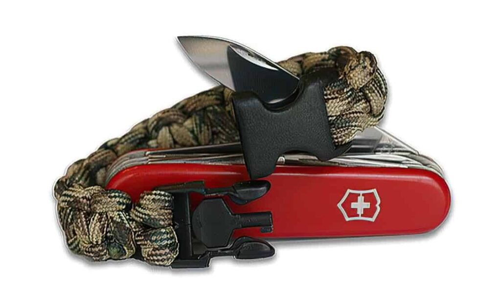 Paracord Bracelet With Hidden Plastic Handcuff Key - Unfinished Man