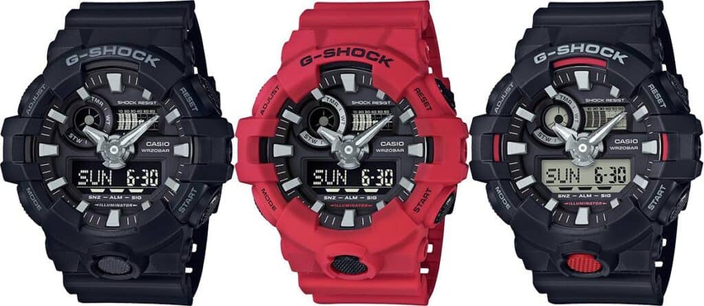 Casio G-Shock GA700 Watches - Inspired By Urban Sports
