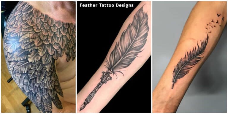 The Top 22 Feather Tattoo Designs For Men