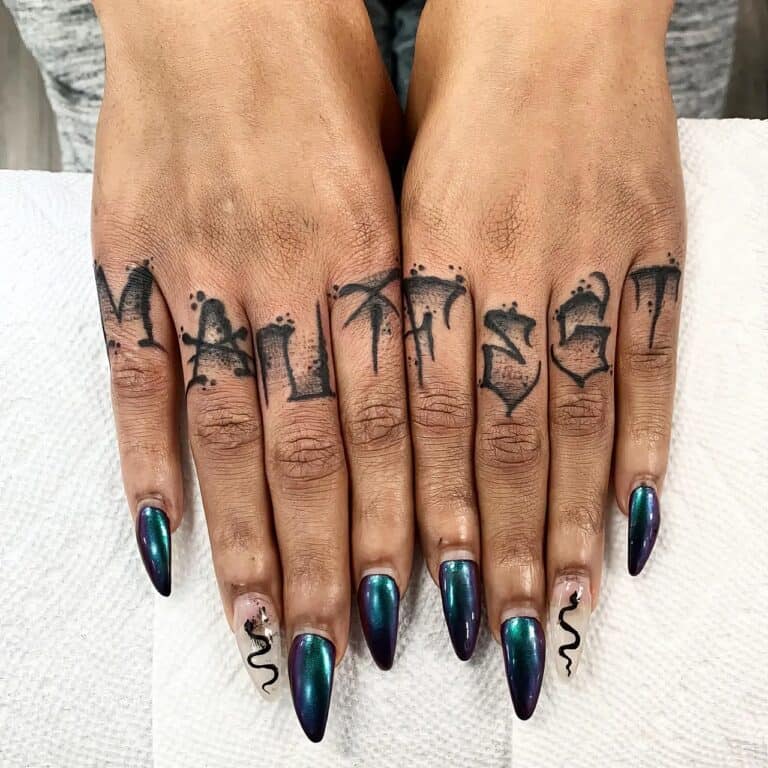 Knuckle Tattoo Ideas: 66 Inspiring Designs For Bold Finger Ink