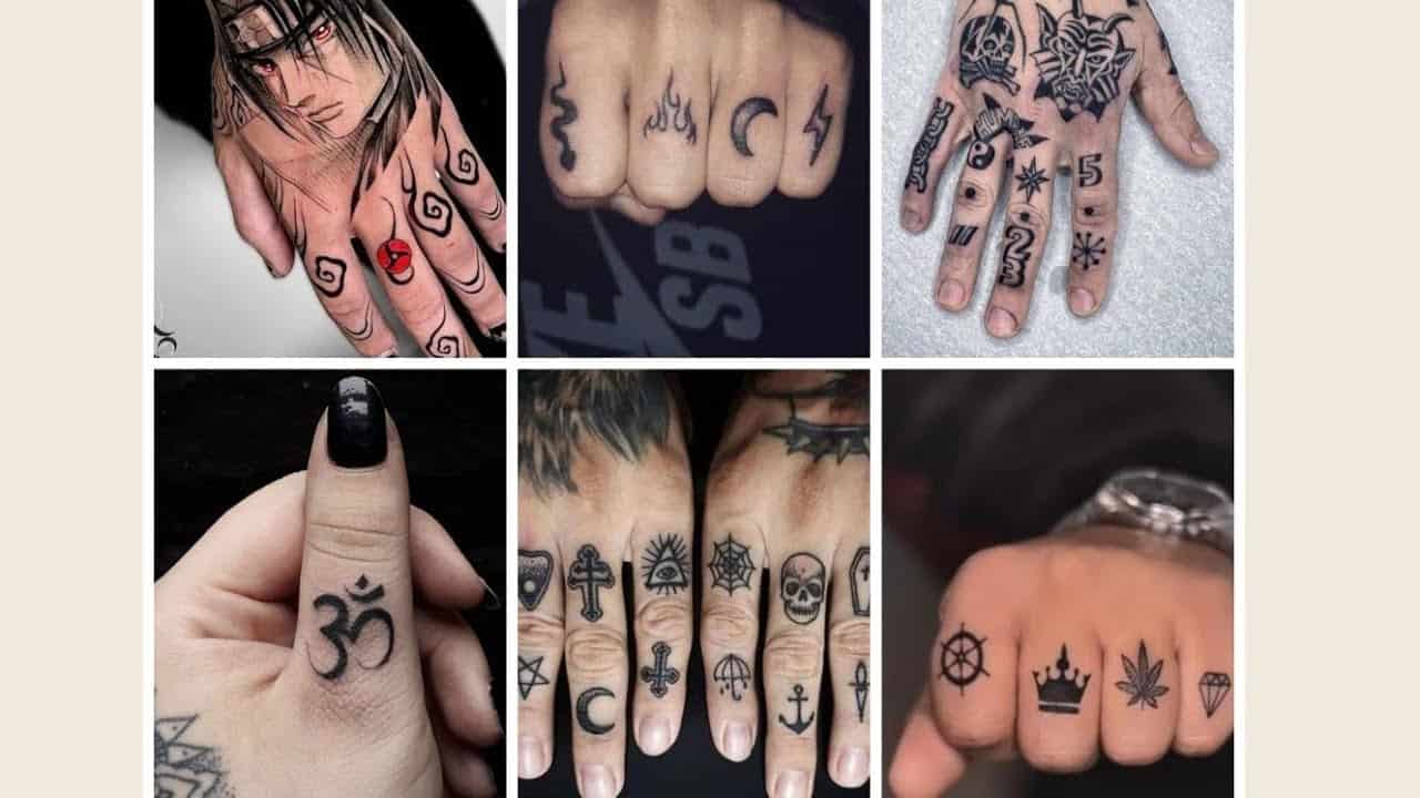 Original Knuckle Tattoos 34 Finger Tattoo Design Ideas, From