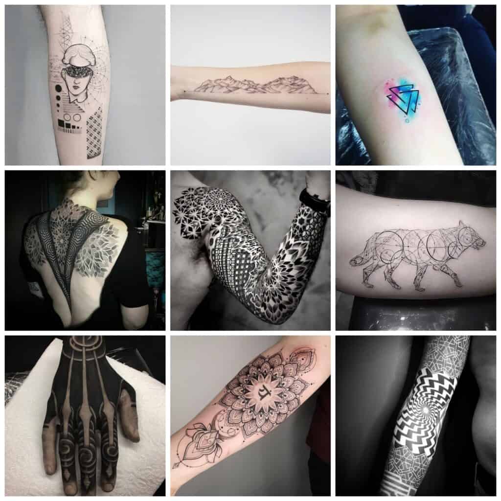 Geometric Line Tattoos: 103 Breathtaking Designs You Need To See Now!