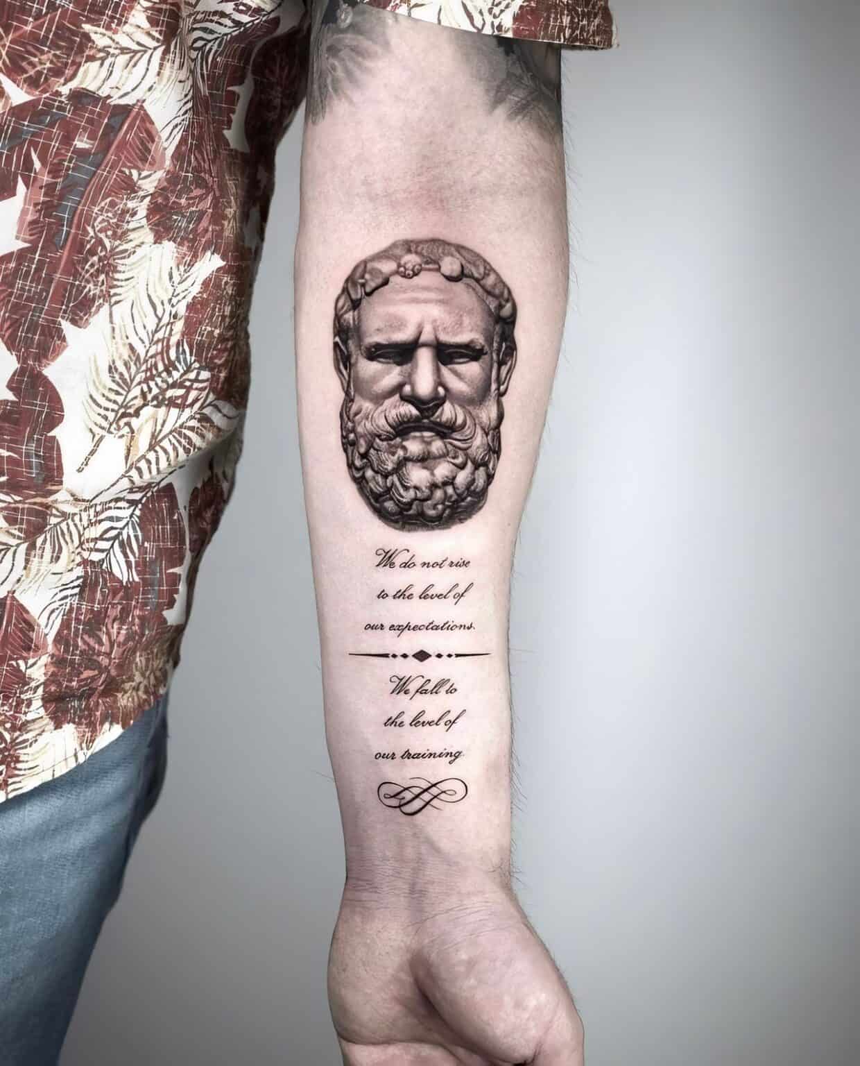 Epic Greek Mythology Tattoos: 28 Divine Designs To Ink Your Legend
