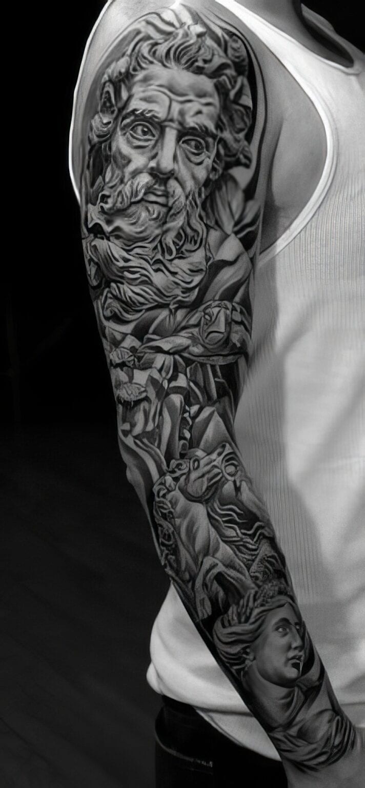 Epic Greek Mythology Tattoos: 28 Divine Designs To Ink Your Legend