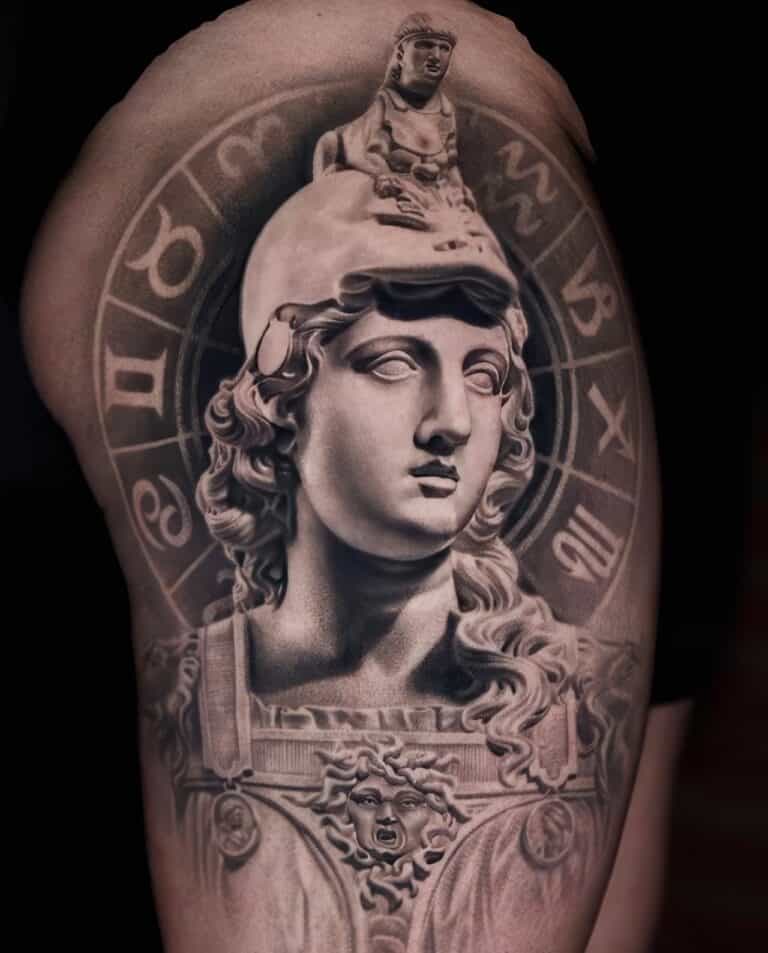 Epic Greek Mythology Tattoos: 28 Divine Designs To Ink Your Legend